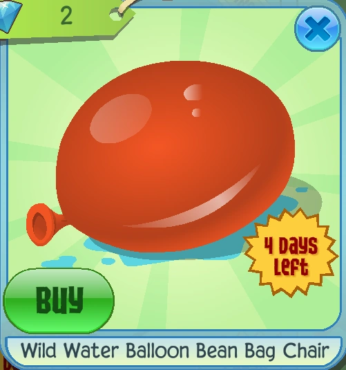 Wild Water Balloon Bean Bag Chair | Animal Jam Classic Wiki | Fandom