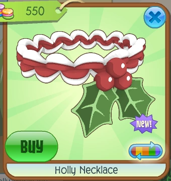 Holly Necklace | Animal Jam Classic Wiki | Fandom