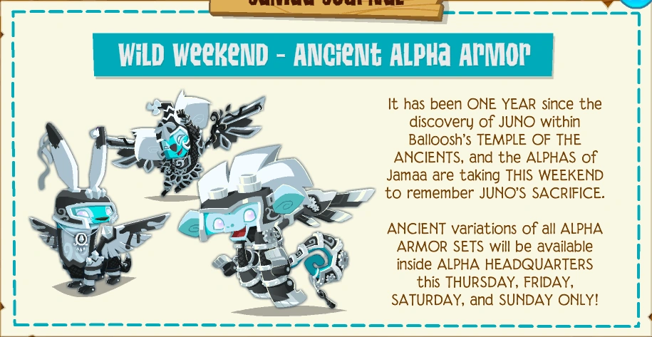 Ancient Alpha Armor | Animal Jam Classic Wiki | Fandom