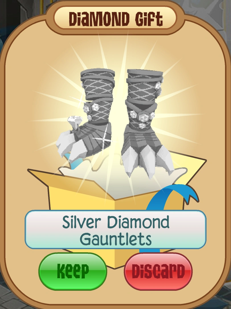 Silver Diamond Gauntlets | Animal Jam Classic Wiki | Fandom