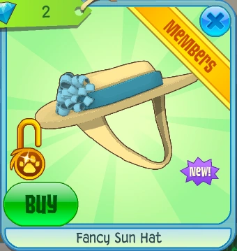 Fancy Sun Hat | Animal Jam Classic Wiki | Fandom