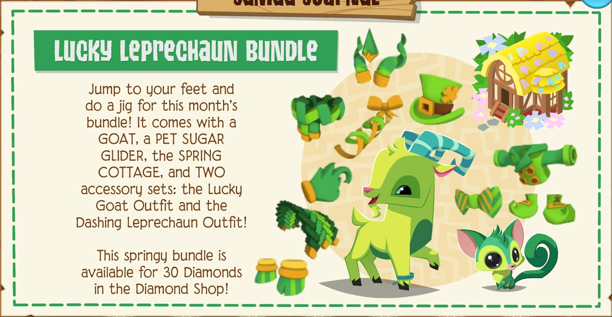Lucky Leprechaun Bundle | Animal Jam Classic Wiki | Fandom