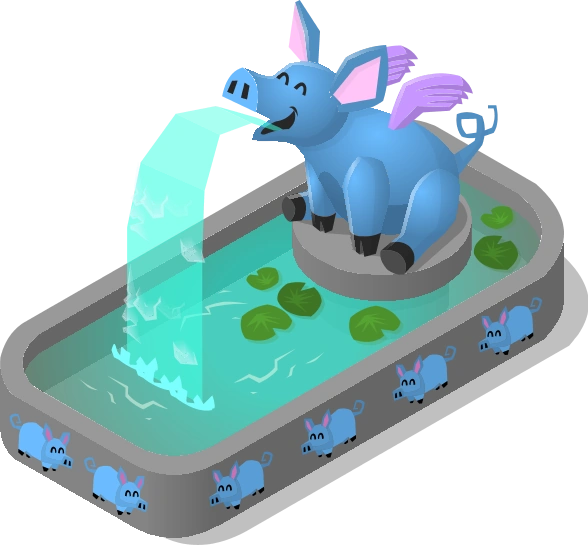 Pig Fountain/Unreleased Variants | Animal Jam Classic Wiki | Fandom