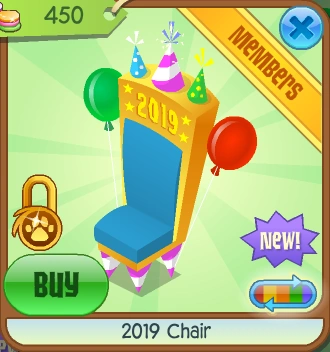 2019 Chair | Animal Jam Classic Wiki | Fandom