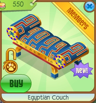 Egyptian Couch | Animal Jam Classic Wiki | Fandom