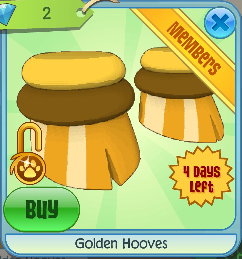 Golden Hooves | Animal Jam Classic Wiki | Fandom