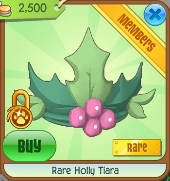 Rare Holly Tiara | Animal Jam Classic Wiki | Fandom