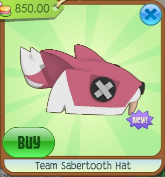 Team Sabertooth Hat | Animal Jam Classic Wiki | Fandom