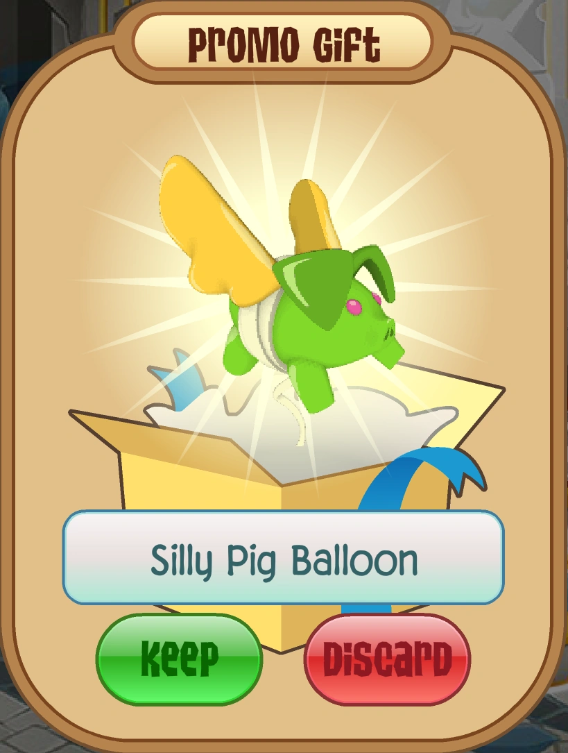 Silly Pig Balloon | Animal Jam Classic Wiki | Fandom