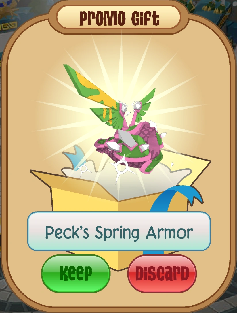 Peck's Spring Armor | Animal Jam Classic Wiki | Fandom