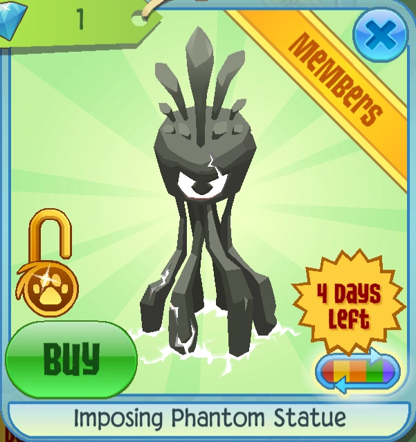 Imposing Phantom Statue | Animal Jam Classic Wiki | Fandom