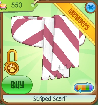 Striped Scarf | Animal Jam Classic Wiki | Fandom