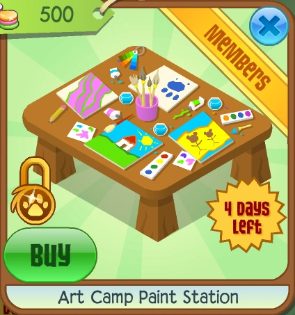 Art Camp Paint Station | Animal Jam Classic Wiki | Fandom