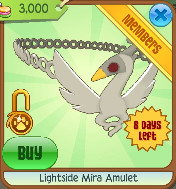 Lightside Mira Amulet | Animal Jam Classic Wiki | Fandom
