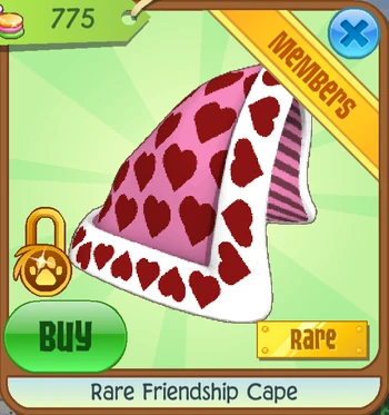 Rare Friendship Cape | Animal Jam Classic Wiki | Fandom