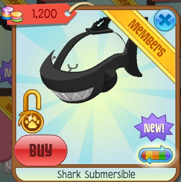 Shark Submersible | Animal Jam Classic Wiki | Fandom