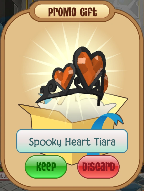 Spooky Heart Tiara | Animal Jam Classic Wiki | Fandom