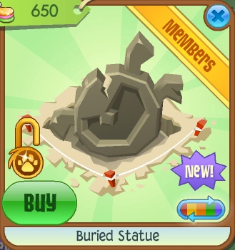 Buried Statue | Animal Jam Classic Wiki | Fandom