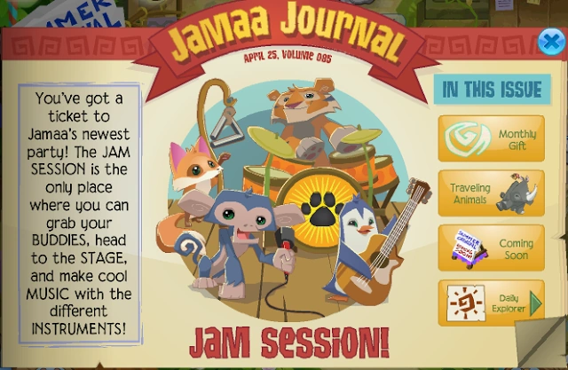 Jam Session | Animal Jam Classic Wiki | Fandom