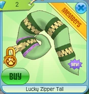 Lucky Zipper Tail | Animal Jam Classic Wiki | Fandom