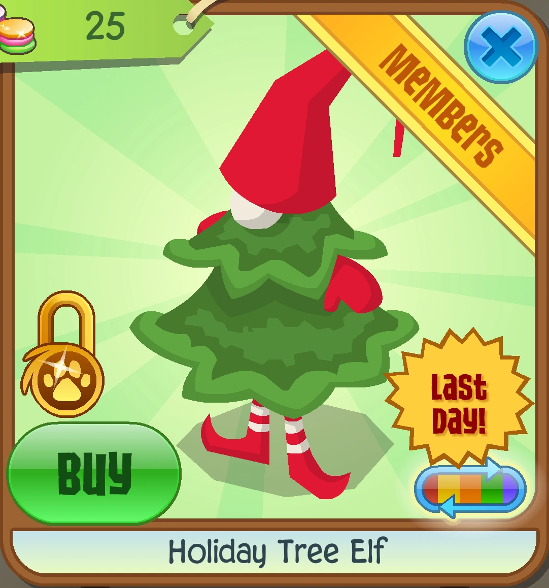 Holiday Tree Elf (Members) | Animal Jam Classic Wiki | Fandom