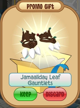 Jamaaliday Leaf Gauntlets | Animal Jam Classic Wiki | Fandom