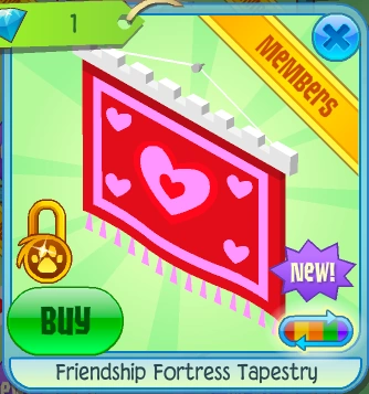 Friendship Fortress Tapestry | Animal Jam Classic Wiki | Fandom