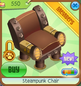 Steampunk Chair | Animal Jam Classic Wiki | Fandom