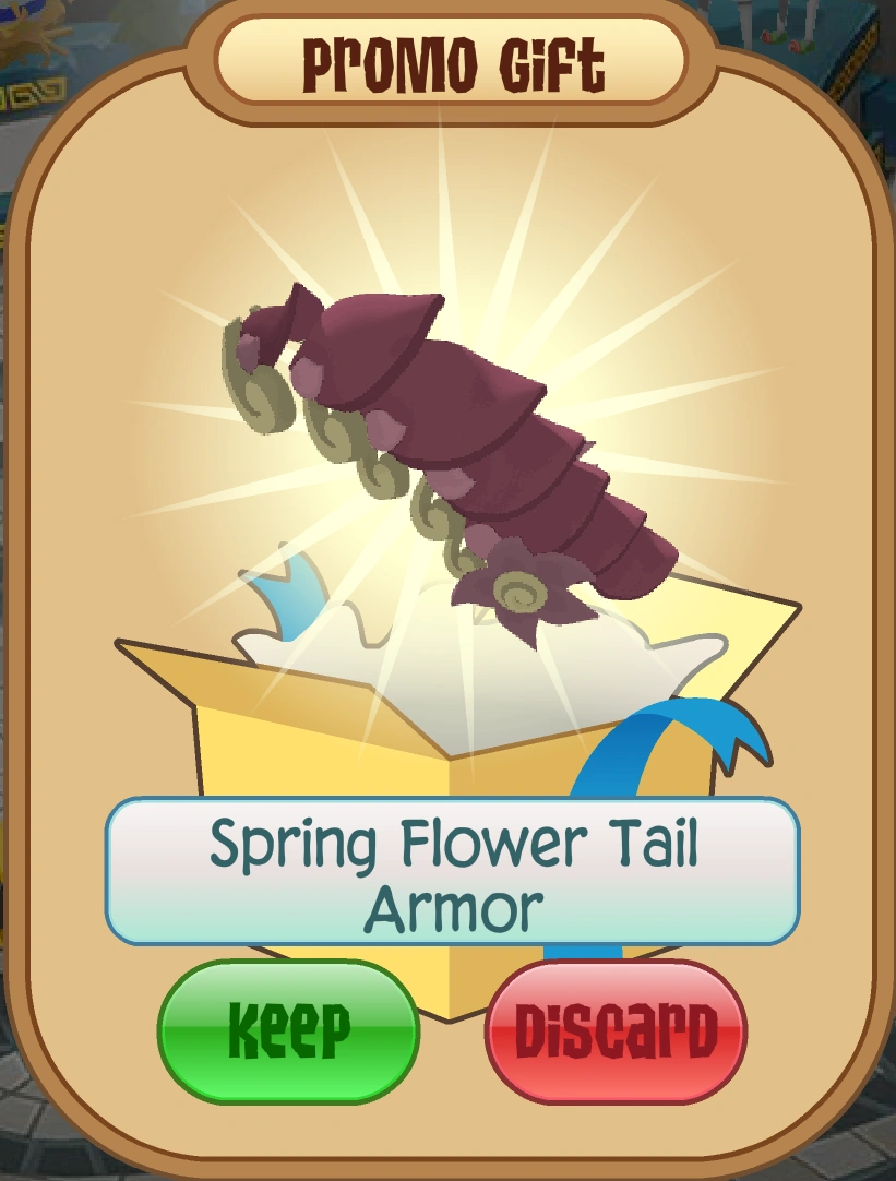 Spring Flower Tail Armor | Animal Jam Classic Wiki | Fandom