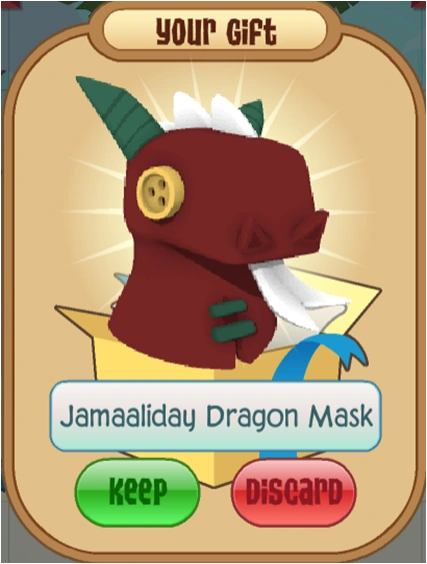Jamaaliday Dragon Mask | Animal Jam Classic Wiki | Fandom