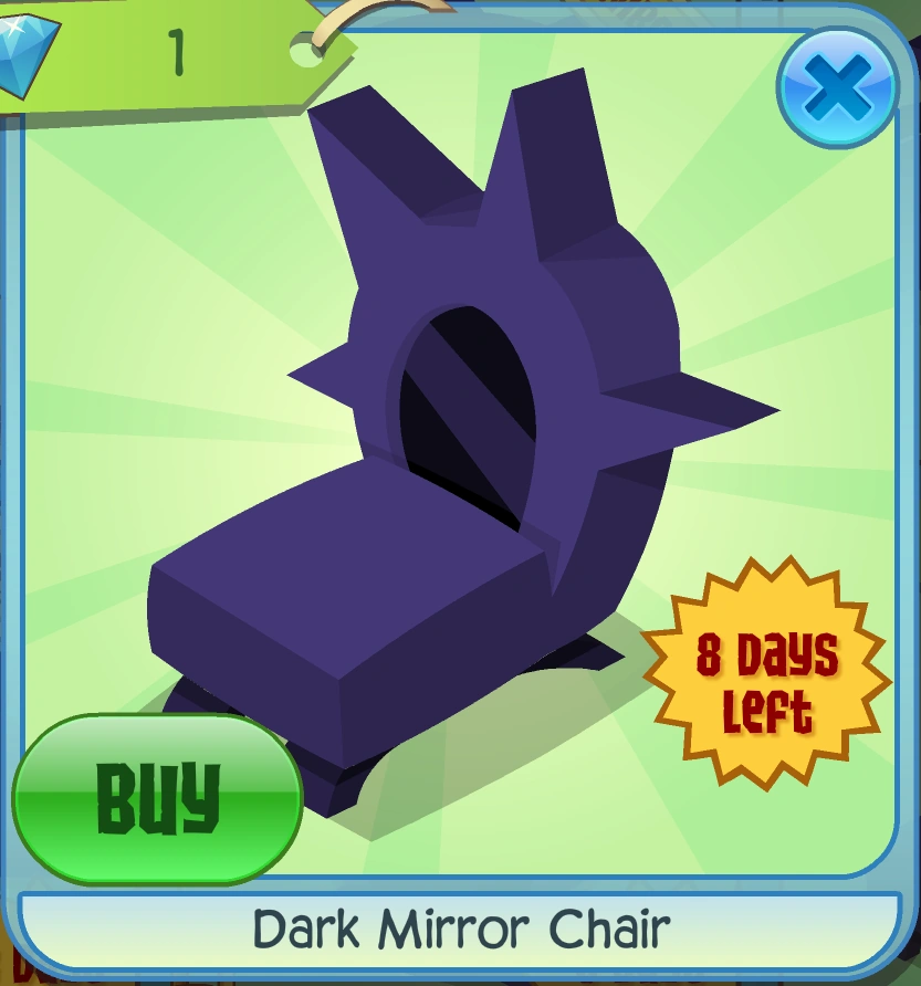 Dark Mirror Chair | Animal Jam Classic Wiki | Fandom