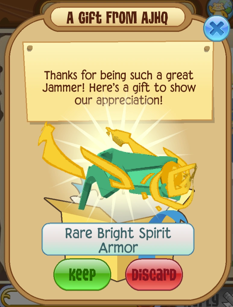 Rare Bright Spirit Armor | Animal Jam Classic Wiki | Fandom