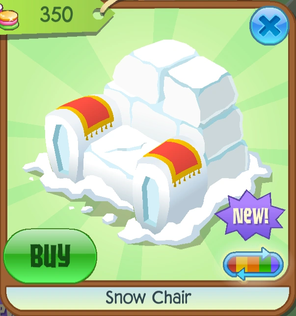 Snow Chair | Animal Jam Classic Wiki | Fandom