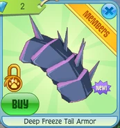 Deep Freeze Tail Armor | Animal Jam Classic Wiki | Fandom