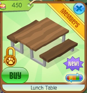 Lunch Table | Animal Jam Classic Wiki | Fandom