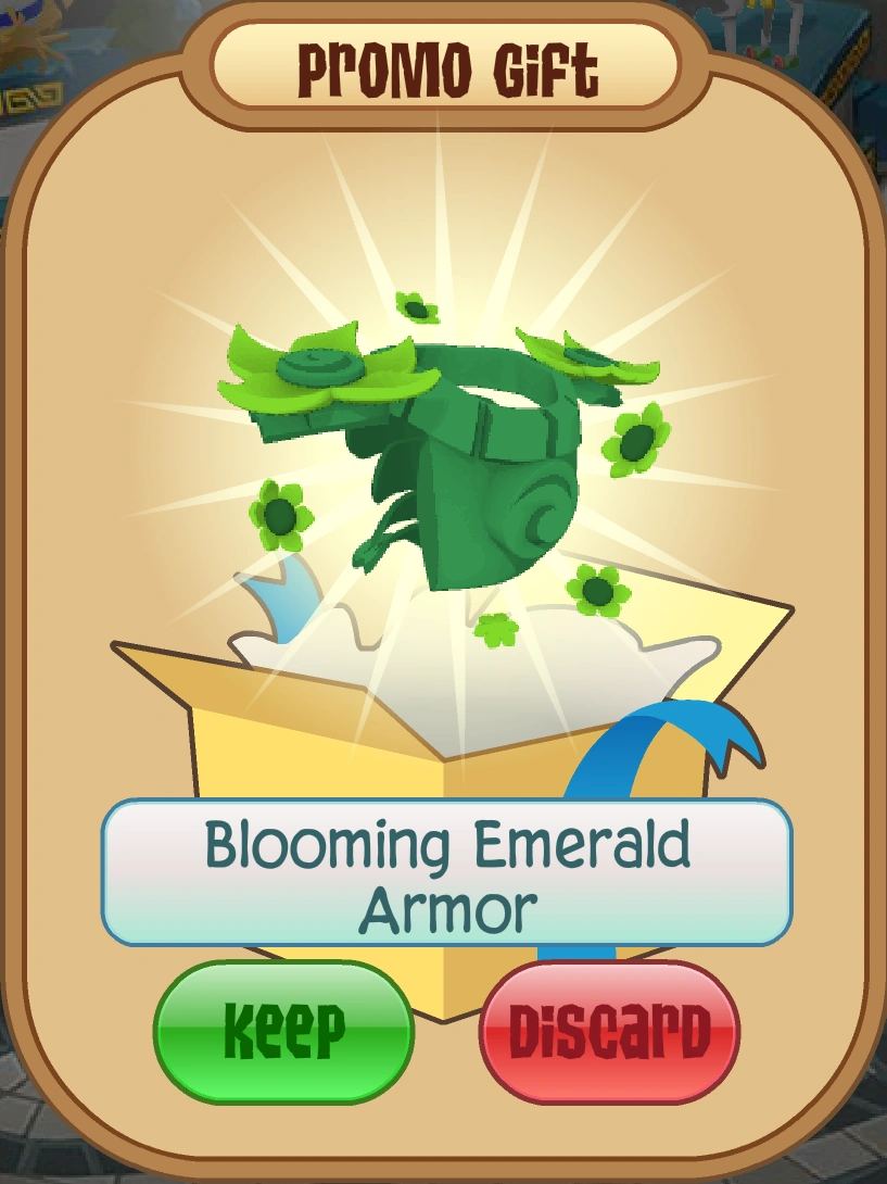 Blooming Emerald Armor | Animal Jam Classic Wiki | Fandom