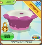Clamshell Ottoman | Animal Jam Classic Wiki | Fandom