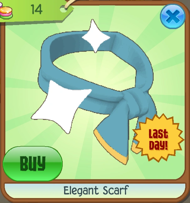 Elegant Scarf (2023 Non-Member) | Animal Jam Classic Wiki | Fandom
