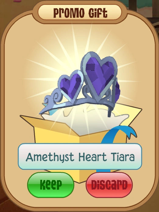 Amethyst Heart Tiara | Animal Jam Classic Wiki | Fandom