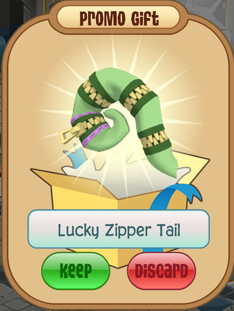 Lucky Zipper Tail | Animal Jam Classic Wiki | Fandom