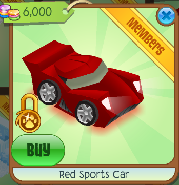 Red Sports Car | Animal Jam Classic Wiki | Fandom