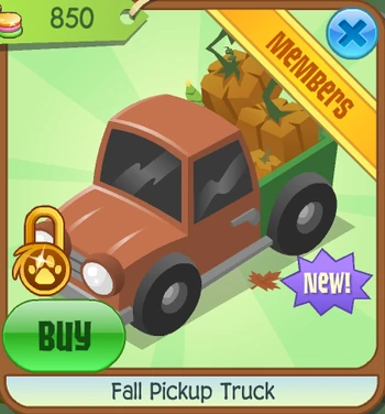 Fall Pickup Truck | Animal Jam Classic Wiki | Fandom