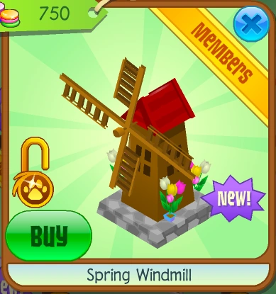 Spring Windmill | Animal Jam Classic Wiki | Fandom