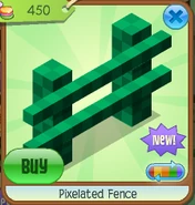 Pixelated Fence | Animal Jam Classic Wiki | Fandom