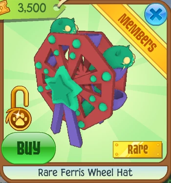 Rare Ferris Wheel Hat | Animal Jam Classic Wiki | Fandom