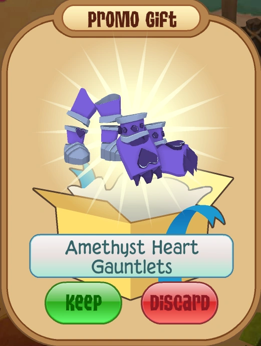 Amethyst Heart Gauntlets | Animal Jam Classic Wiki | Fandom