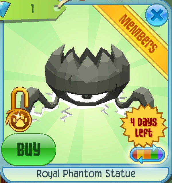 Royal Phantom Statue | Animal Jam Classic Wiki | Fandom