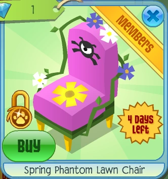 Spring Phantom Lawn Chair | Animal Jam Classic Wiki | Fandom