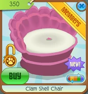 Clamshell Chair | Animal Jam Classic Wiki | Fandom