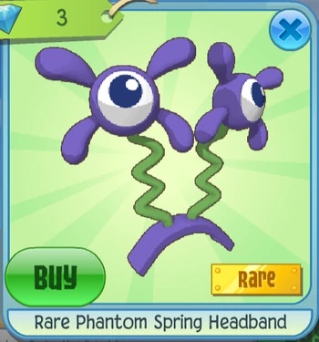 Rare Phantom Spring Headband | Animal Jam Classic Wiki | Fandom